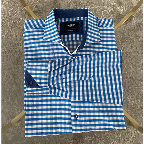 Maceoo | Shirts | Mens Maceoo Designer Dress Shirt Maceoo Long Sleeve ...